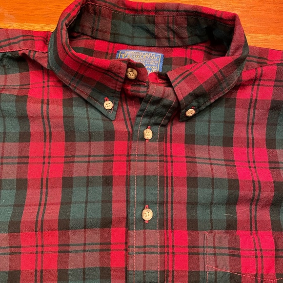 Pendleton | Shirts | Xl Pendleton Maccormick Tartan Red Plaid Wool ...